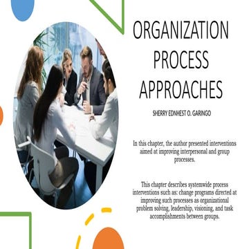 approaches in organization management up | PPTX