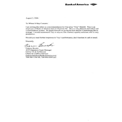 BOA - Reference Francis Brooks | PDF