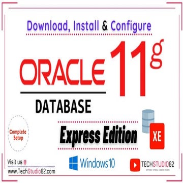 Oracle 11g Express Edition Installationpptx 