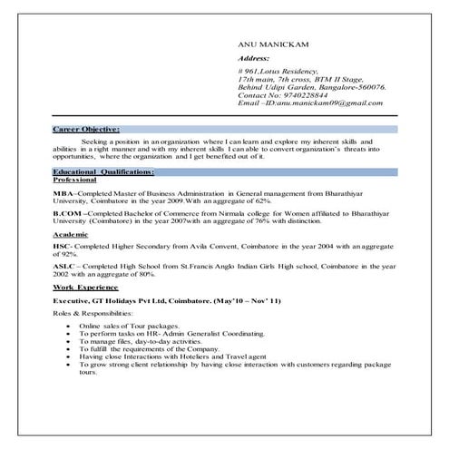 Resume Anu | DOCX