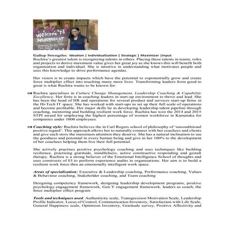 Coaching Profile | PDF