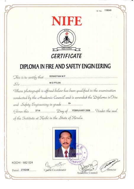 Certificate OHS | PDF