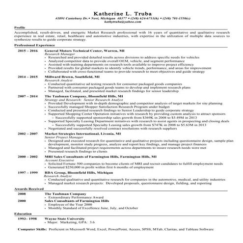 Katherine Truba Resume_1_2016 | PDF