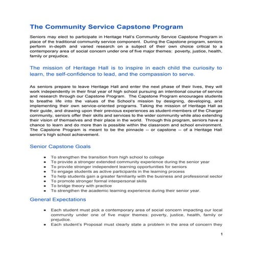 CommunityServiceCapstoneProgram (1) | PDF