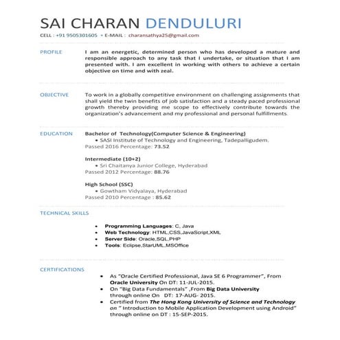 Resume (1) | PDF