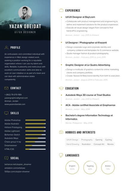 Yazan Obeidat CV | PDF Yazan Obeidat CV | PDF