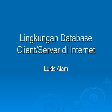 setting client server pada jaringan komputer | PPT