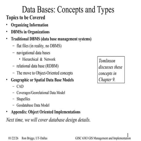 A Data Model in Database Management System (DBMS) | PPT