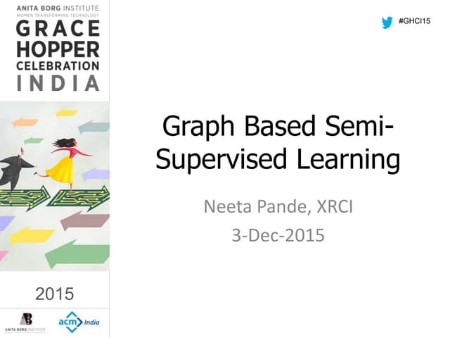 Graph based Semi Supervised Learning V1 | PPT Graph based Semi Supervised Learning V1 | PPT