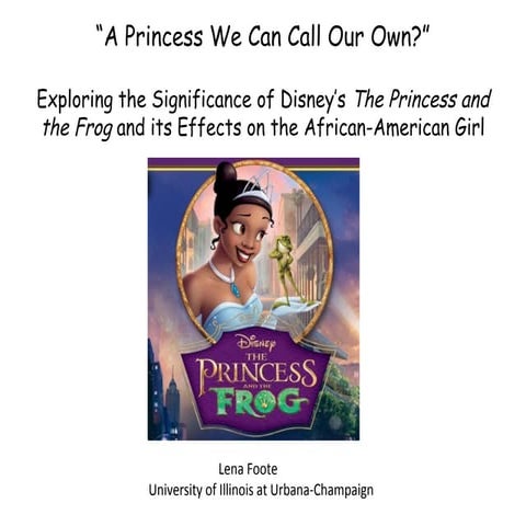 The Princess and the Frog | PPT