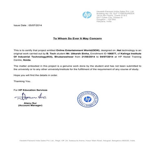 project_letter | PDF
