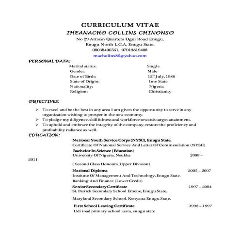 My Resume Store | DOC