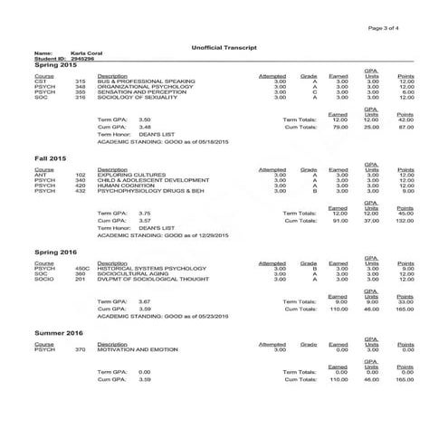 NAU-transcript-3 | PDF