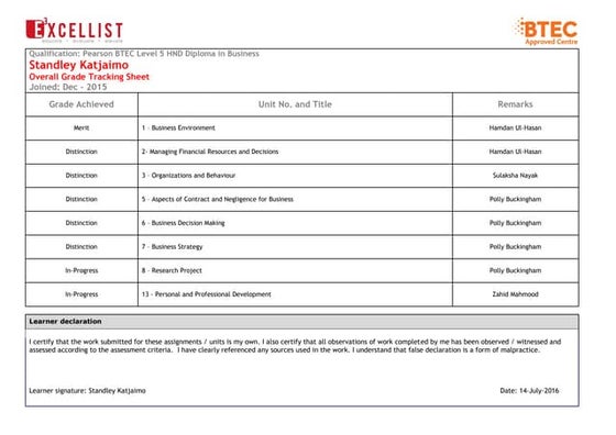 Transcript for Cert III Logistics | PDF