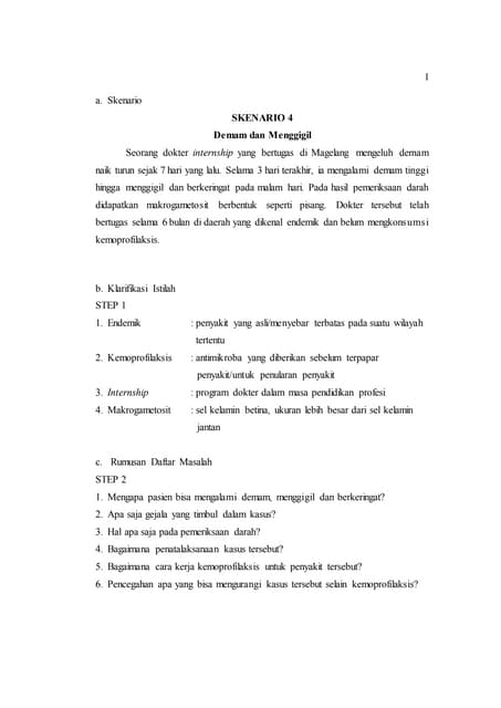 Askep malaria | PDF