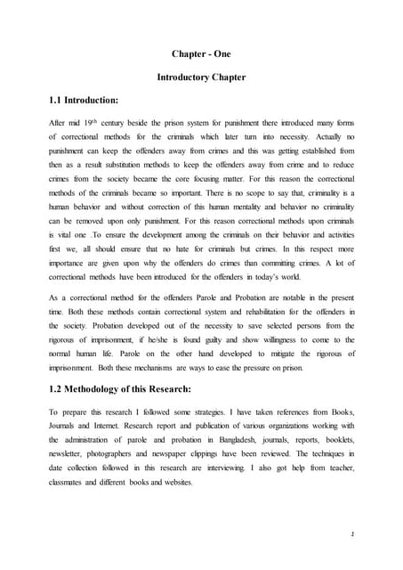 Parole: Definition, Objectives, Conditions and Social Implication | PPTX