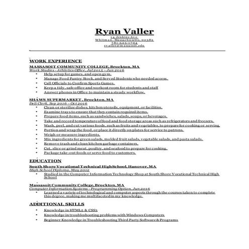 Ryan - New Resume | DOC