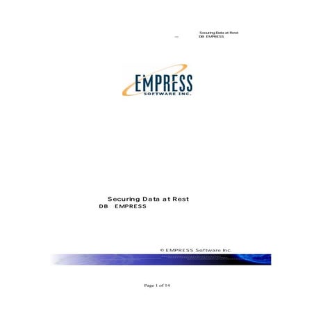 組み込みDb empressホワイトペーパー | PDF