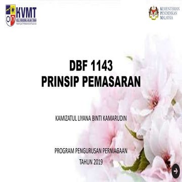 DBF1143 pemasaran NK03 | PPTX