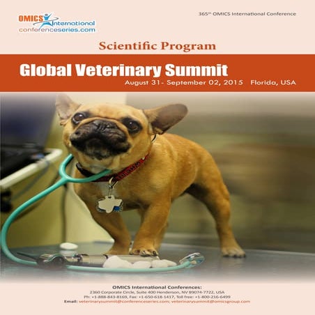 Veterinary Summit-2015-Conference Agenda | PDF