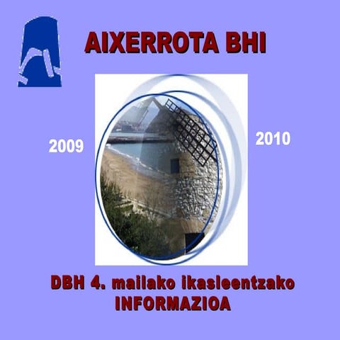 Dbh 4 tutore ikasle 0910 | PPT