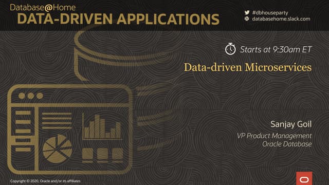 Database Home Data Driven Reference Architecture Ppt