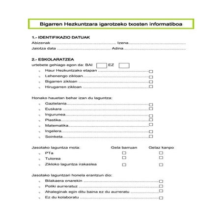 DBHrako txostena | PDF