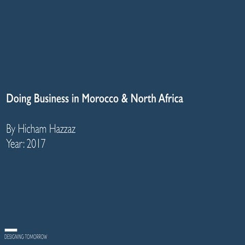 Doing Business in Morocco and North Africa | PDF