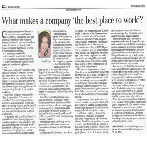 Denver Business Journal article | PPT