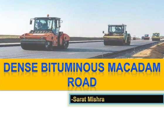 Bituminous penetration macadam base course | PPTX | Geology | Science