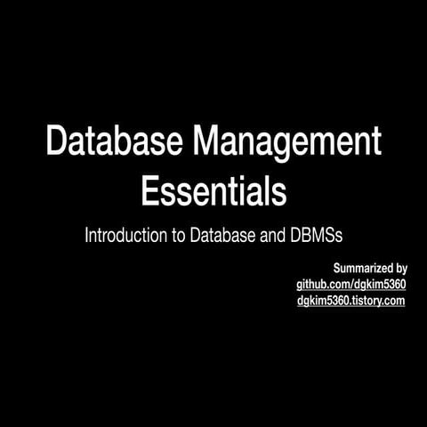 Database Management Essentials: Module 2 Introduction | PPT