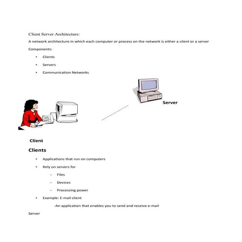 Client Server Architecture ppt | PPTX