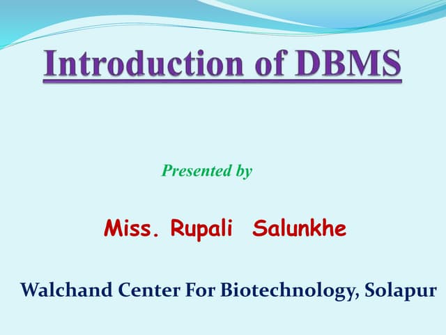 Dbms Pptx