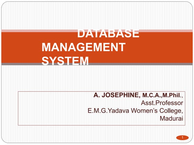 Dbms Introduction Ppt Databases Computer Software And Applications