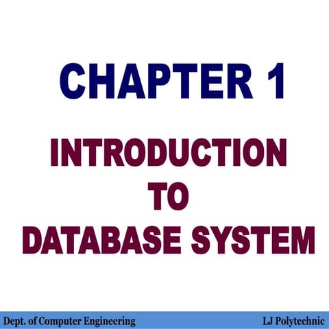 DBMS CH-1.ppsx ......................... | PPSX | Databases | Computer Software and Applications
