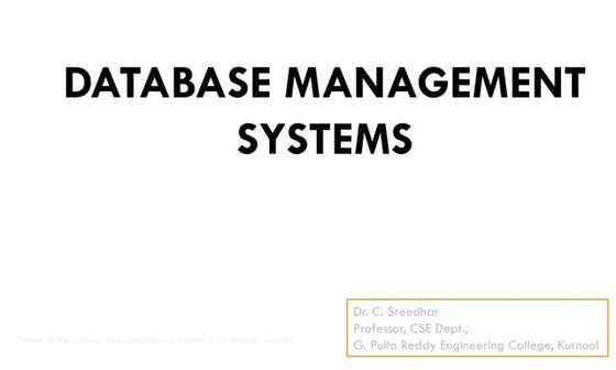 Database Processing Presentation 1 Pptx