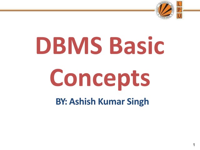 DBMS ppts unit1.pptx DBMS ppts unit1.pptx