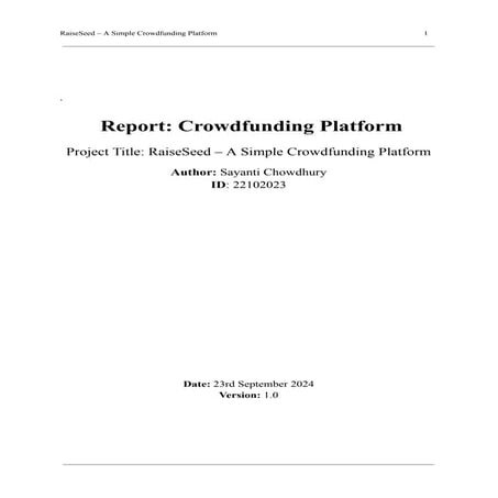 Database management system project report (PDF) | PDF