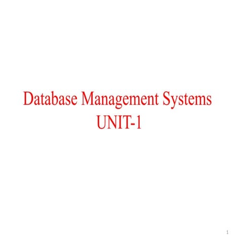 Database Management System NOTES for 2nd year | PDF