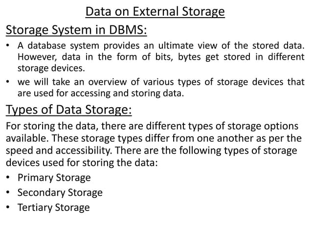File organization | PPTX