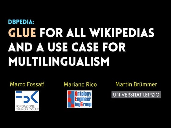 DBpedia italiana | PPT