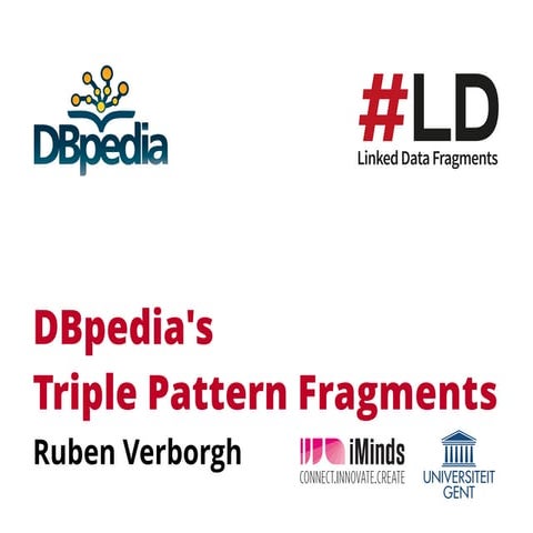 Dbpedias Triple Pattern Fragments Ppt 9556