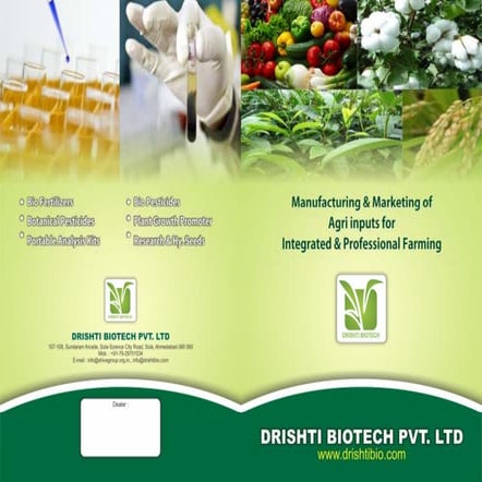 Dbpl bioproducts for sustainable farming | PPT