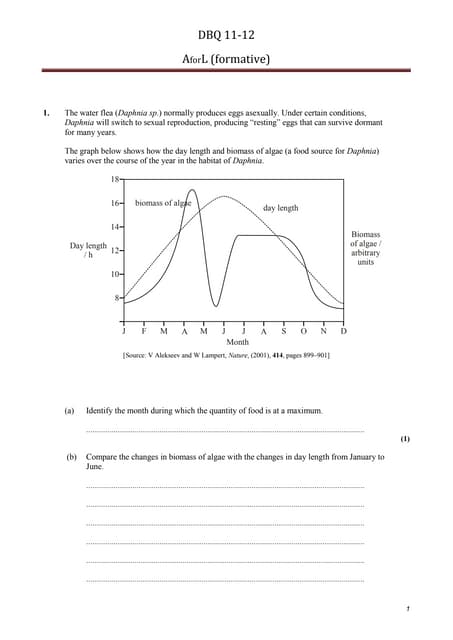 Ao l dbq2 2012 mark scheme | PDF