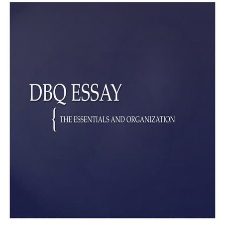 DBQ ESSAY | PDF | Educational Assessment | Education
