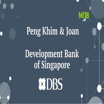 M|18 DBS Bank’s Journey with MariaDB | PPT