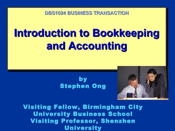 Bookkeeping | PPTX