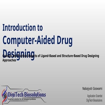 Some advanced concept of computer-aided drug designing | PPTX