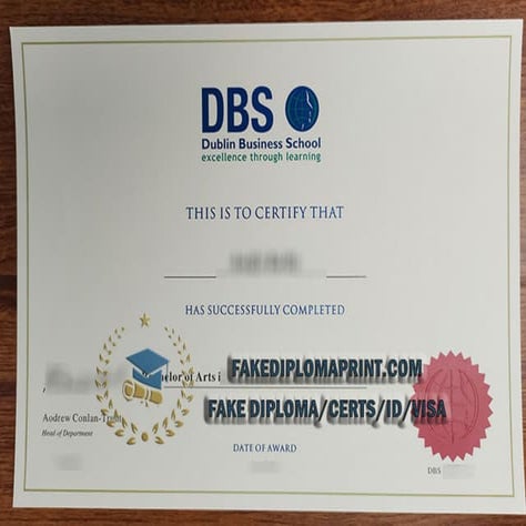 Dbs Certificate Pdf
