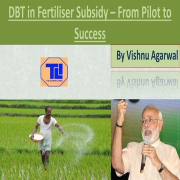 DBT in fertiliser | PPTX